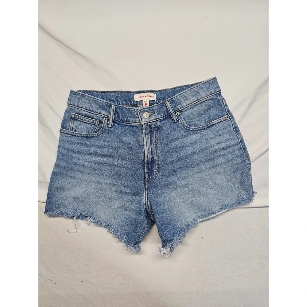 Lucky Brand | Shorts | Lucky Brand 9s Midi Short Womens 628 Blue Denim ...